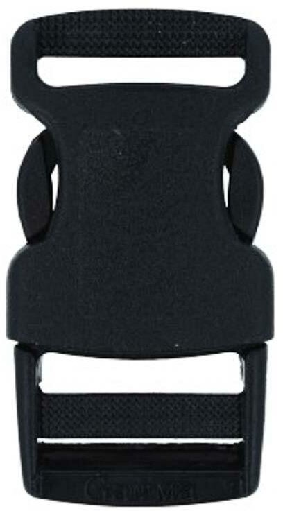 SB04 Пряжка-замок"фастекс" "Gamma" 0.75" (19 мм) 100 шт. Черный