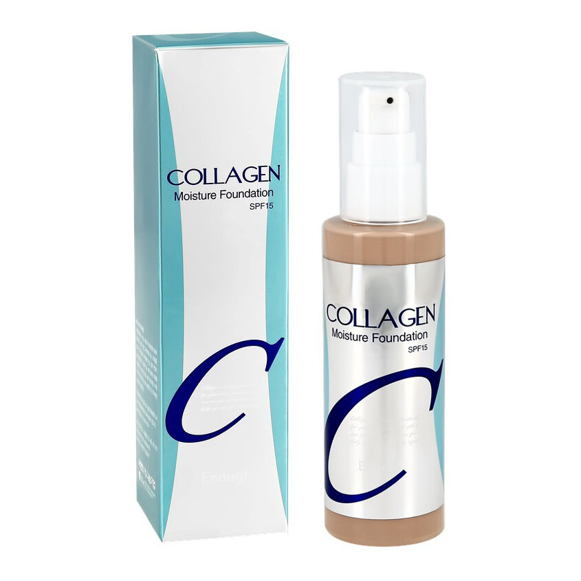 Основа тональная для лица `ENOUGH` Collagen Moisture Foundation SPF15, тон 21
