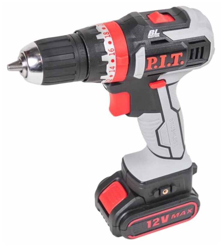 Дрель-шуруповерт P.I.T. PID03001-12M2/BL