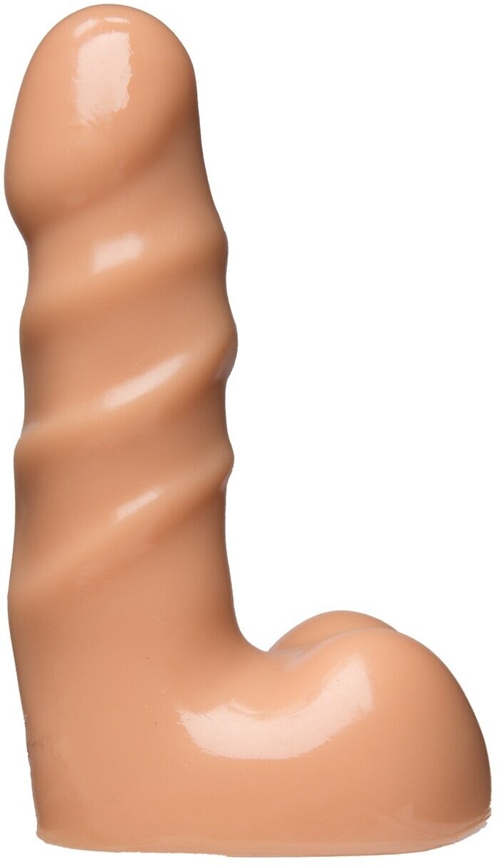 Рельефная анальная насадка Vac-U-Lock 5.5 Raging Hard-On Cock 13,5 см Doc Johnson