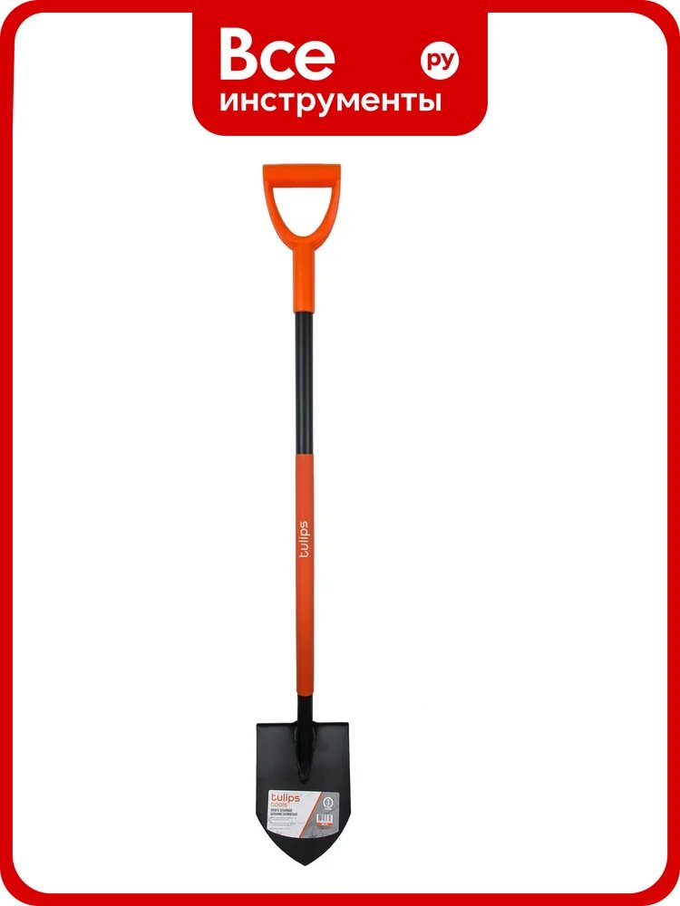 Штыковая лопата цельнометаллическая Tulips Tools IC04-103