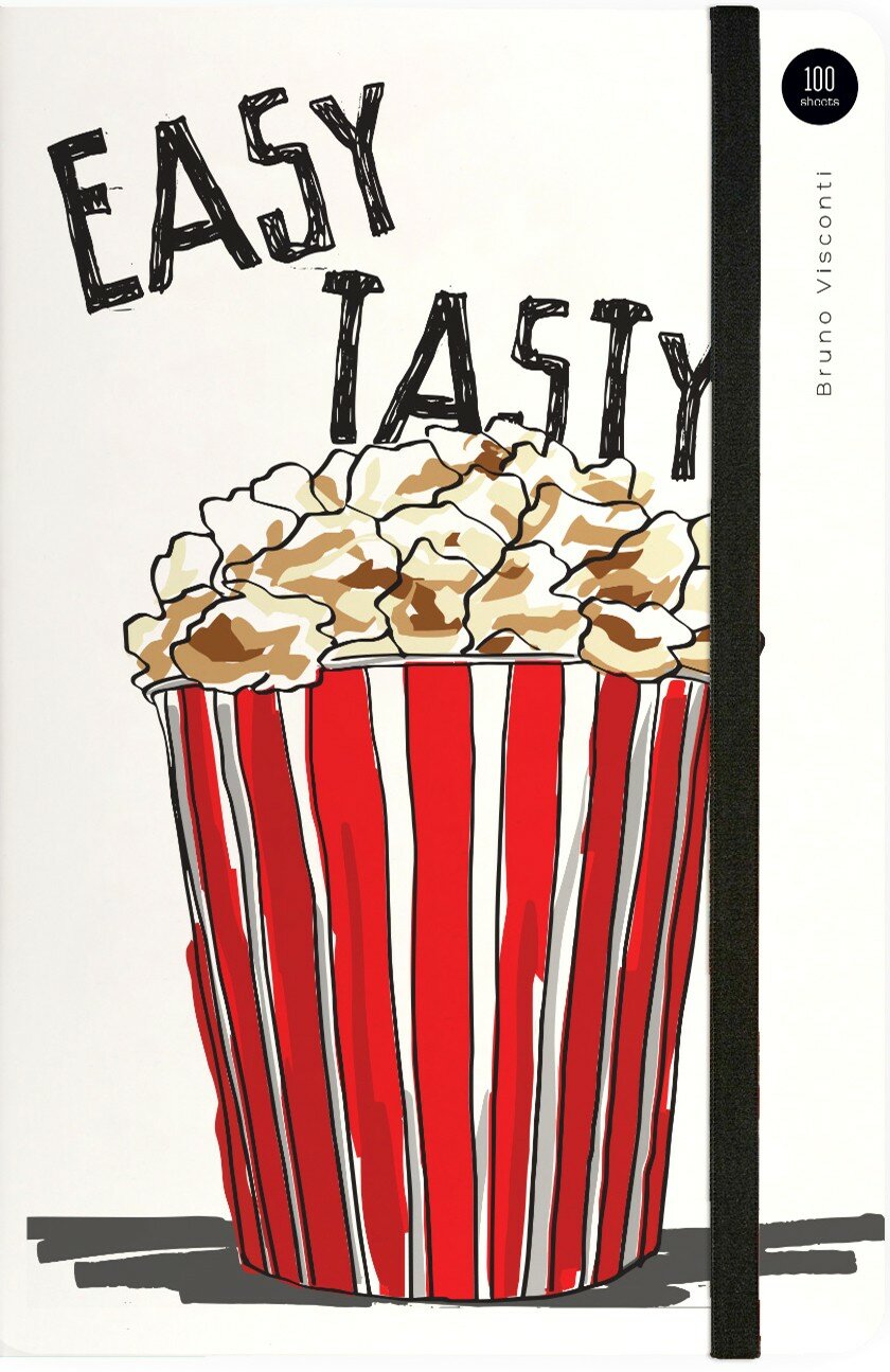 Блокнот Popcorn, А5, 100 листов, клетка