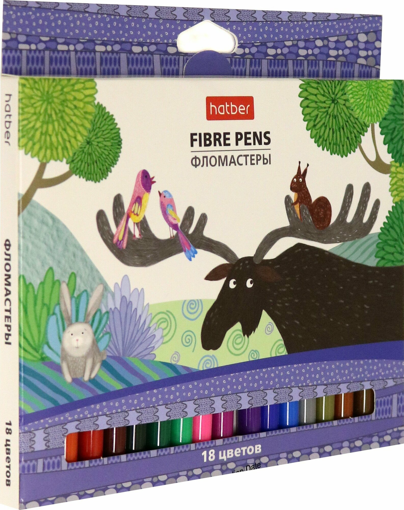 Фломастеры Colora, 18 цветов, в ассортименте