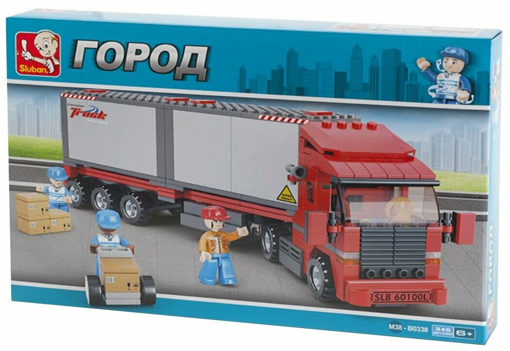 Конструктор "Фура" 345 деталей SLUBAN M38-B0338