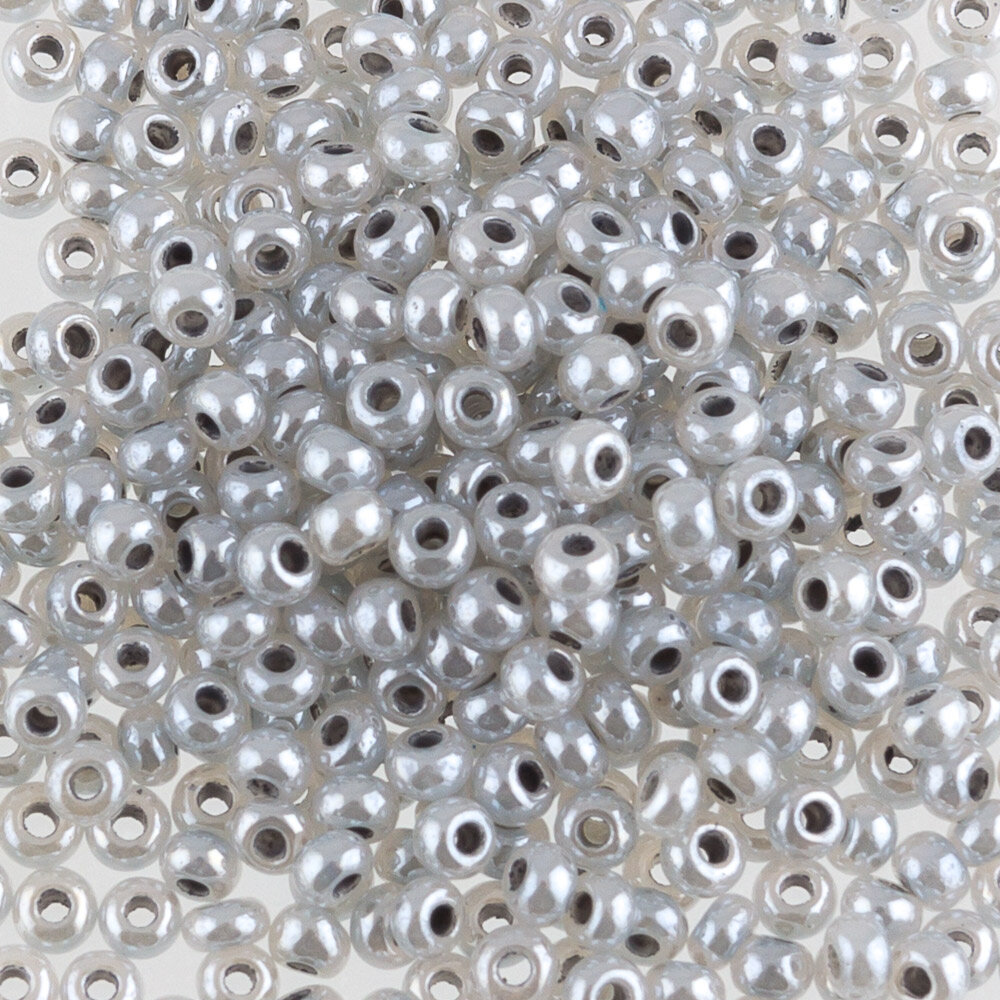 Бисер Чехия "GAMMA" круглый 10/0 2.3 мм 5 г E352 св. серый ( 37342 )