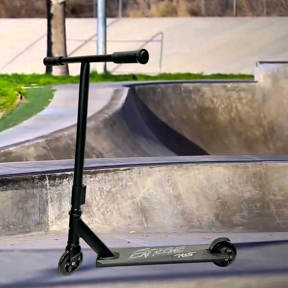 Самокат R&S трюковый, рама-алюм, PU-100mm, max-100кг