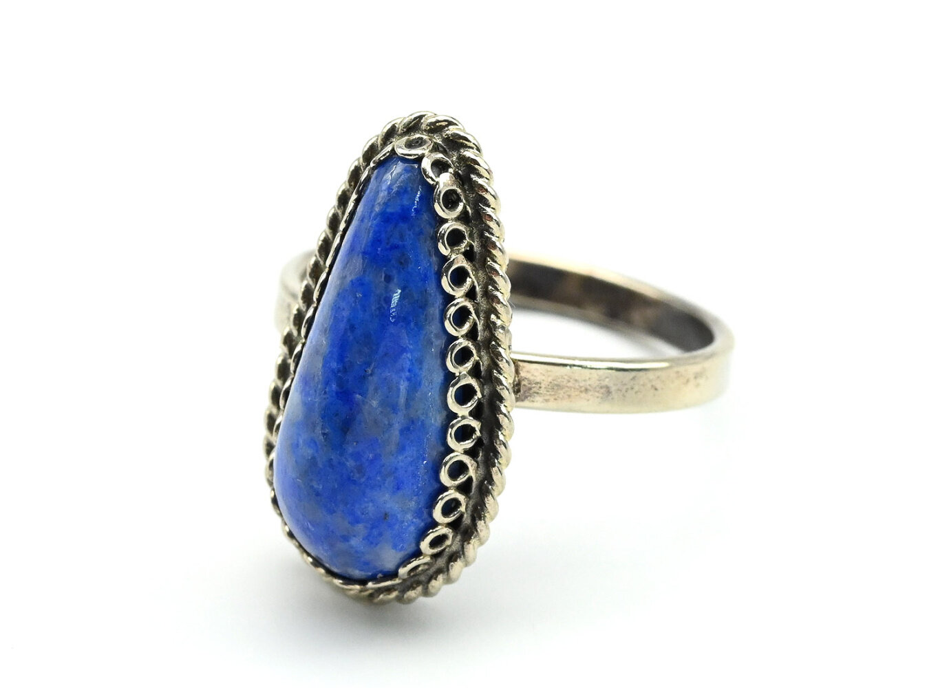 Кольцо, лазурит