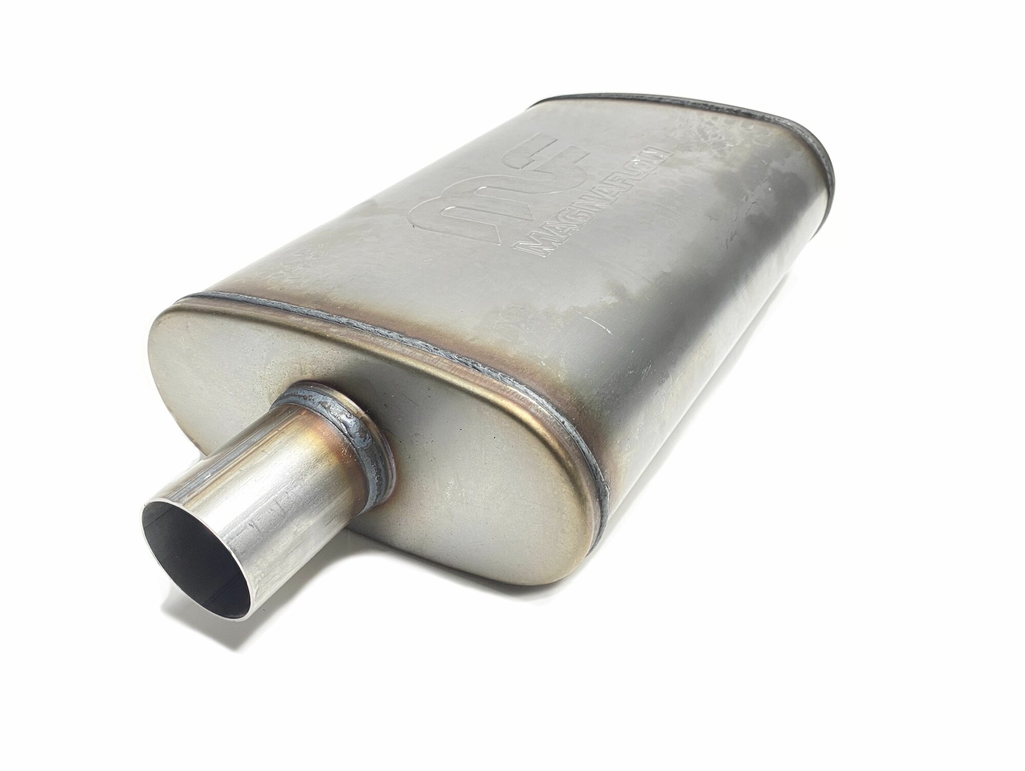 Глушитель Magnaflow style, Ф 51 мм, длина 360 мм, со смещением ver. 2, прямоточный