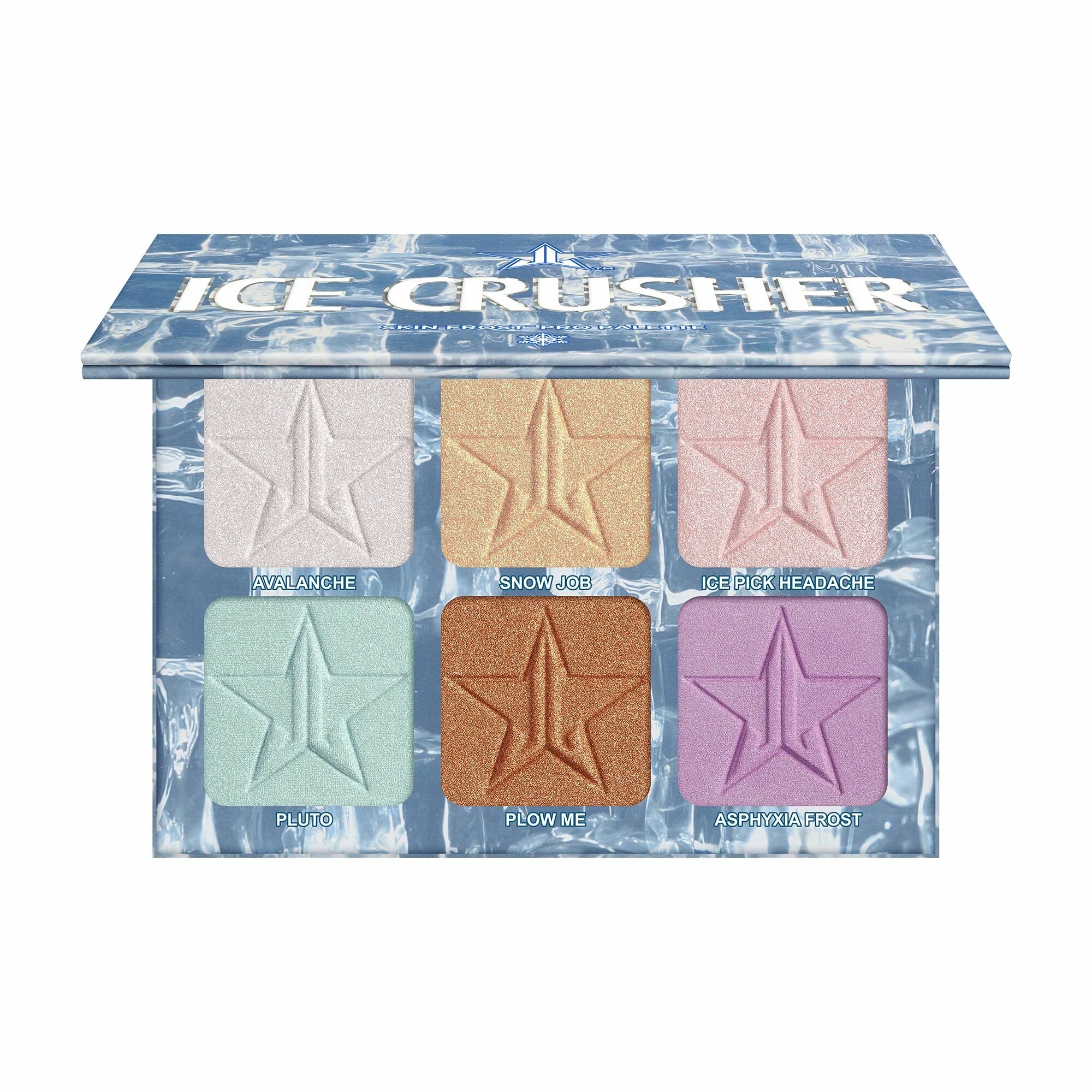 Палетка хайлайтеров Jeffree Star - Ice Crusher Skin Frost Pro Palette