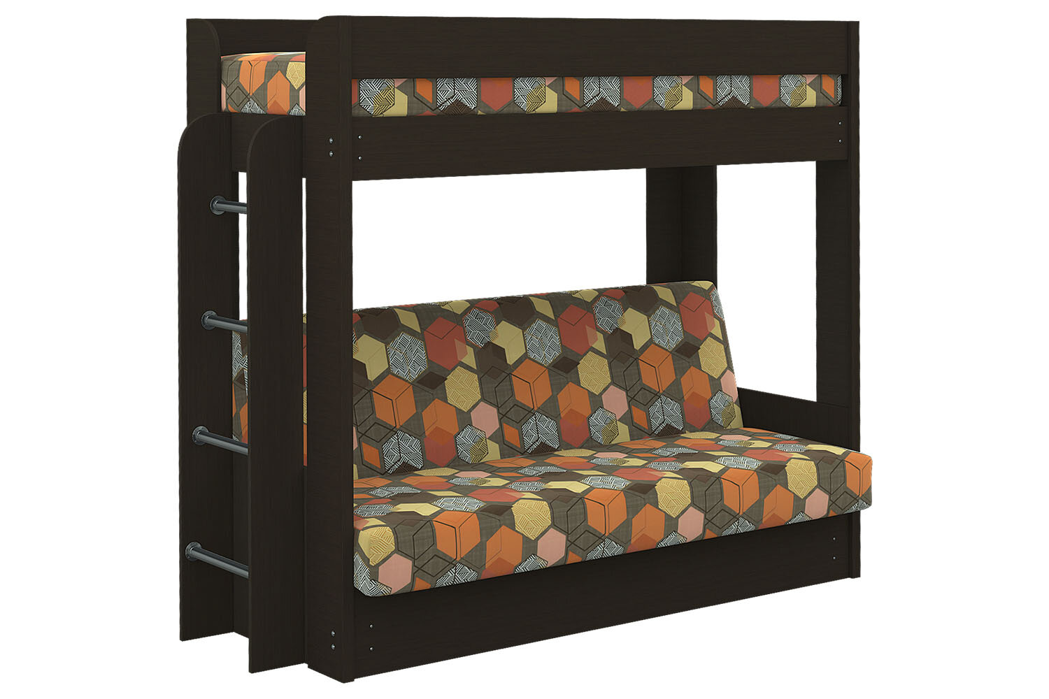 Диван кровать двухъярусная Левада с матрасом, 2090х86х1730мм.