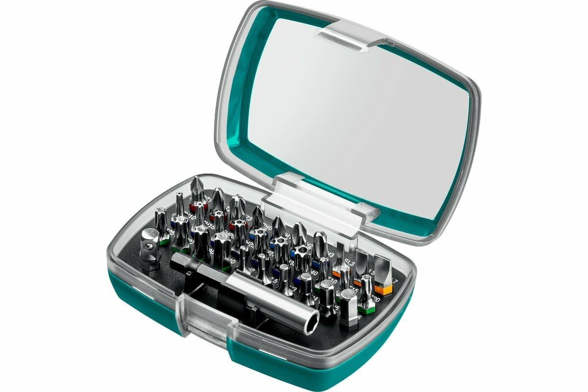 KRAFTOOL C-Drive 32набор бит на 32 предмета в боксе 26067-H32 для сборки и ремонта