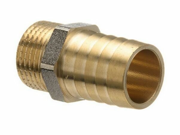 Штуцер латунный для шлангов 1" штуцер -25мм TIM SM04-25