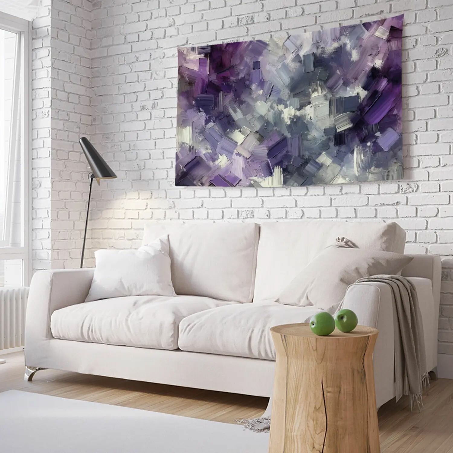 Горизонтальное фотопанно на стену JoyArty "Жирные мазки", из ткани, 100х150 см