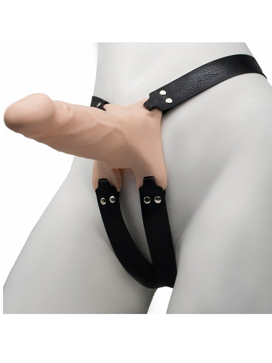 Мужской фаллопротез c удобным поясом + бандаж, 17см