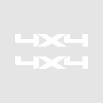 Наклейки 4Х4 на внедорожники Форд (Ford), пара виниловых наклеек белые