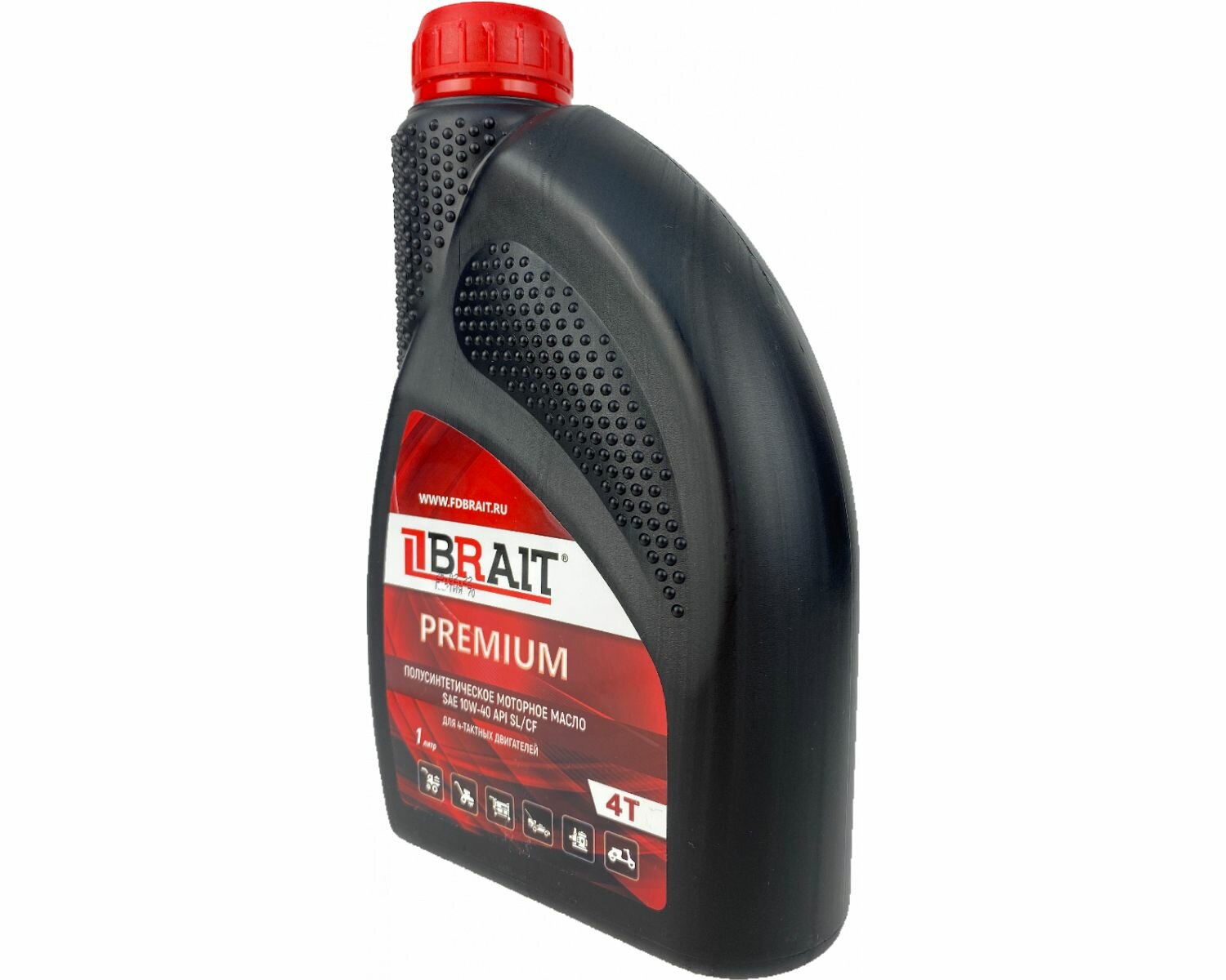 Присадка BRAIT PREMIUM 4-Т SAE 10W40 API SL/CF полусинтетическое 1л