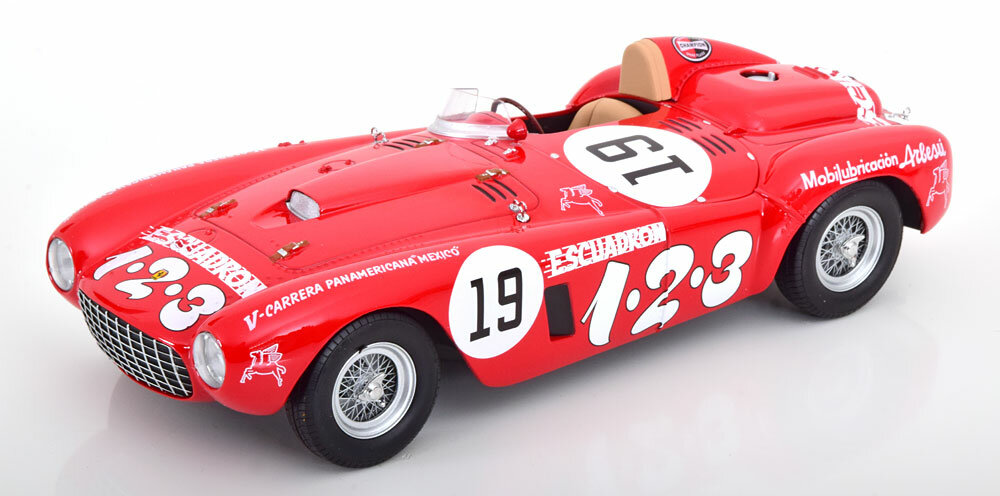 Модель коллекционная KK-SCALE Ferrari 375 plus winner carrera panamericana 1954