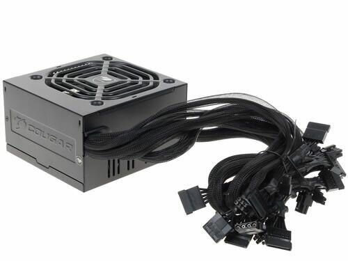 Блок питания Cougar VTX700 700W (CGR BS-700) черный - 700 Вт, 80+ Bronze, ATX 20+4 пин, 4 pin + 4 pin CPU, 8 SATA, 2 x 6 pin PCI-E