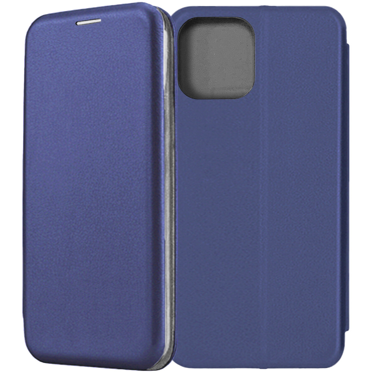 Чехол-книжка для Apple iPhone 12 Pro Max синий / подставка, отделение для карт