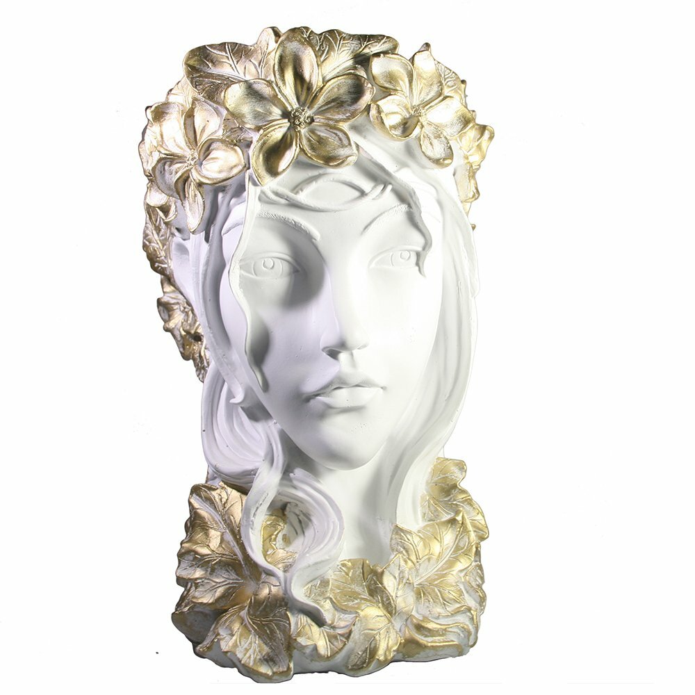 Кашпо декоративное Голова лесной феи 21*23*34см KSMR-718272/K189