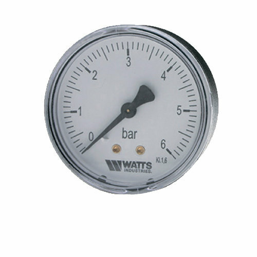 Манометр аксаилный F+R100 корпус ф80x1/4" 6 бар Watts (10008023 (03.21.106))