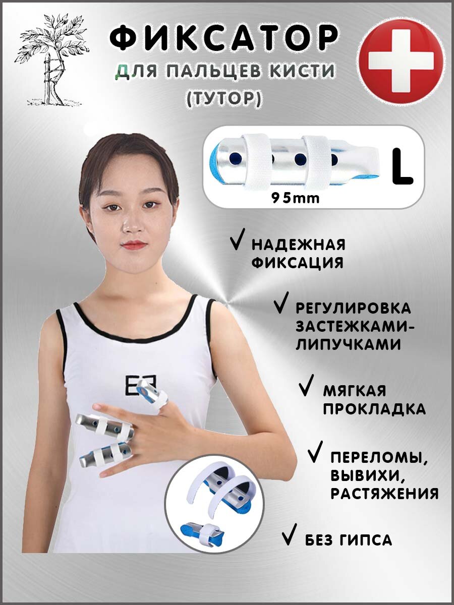 Фиксатор пальцев кисти Тутор, размер L
