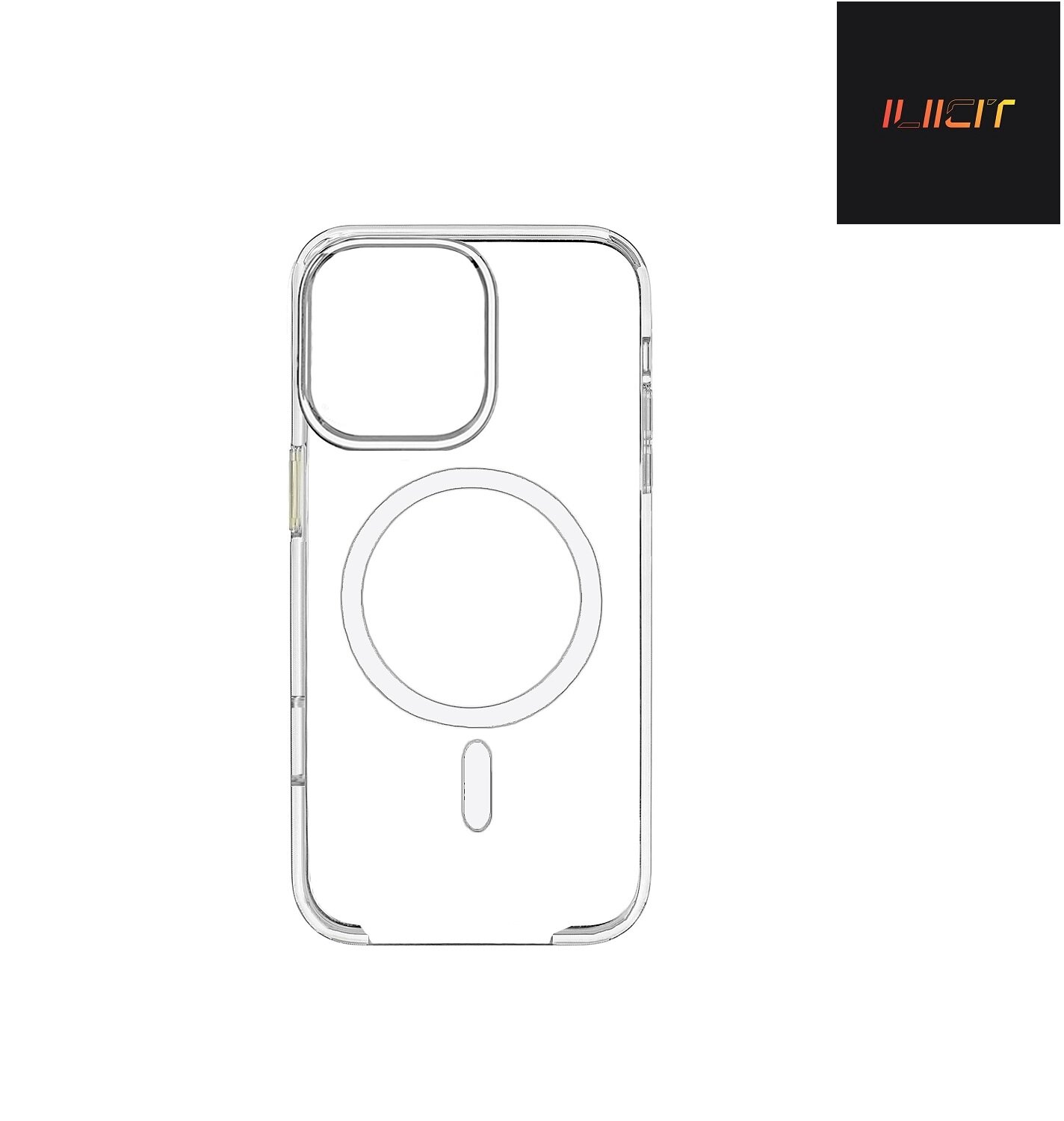 Чехол iPhone 16 Pro Max (6.9) Clear Case PC (MagSafe + анимация NFC) ORG (IS020030)