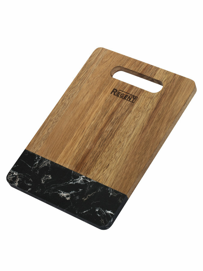 Доска разд. прямоуг. вставка черный мрамор 23х16х1,2см Linea ACACIA 23х16х1,2см Linea ACACIA REGENT 93-AC-1-01