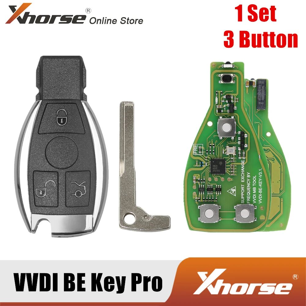 Xhorse VVDI BE Key Pro 3 кнопки для Benz