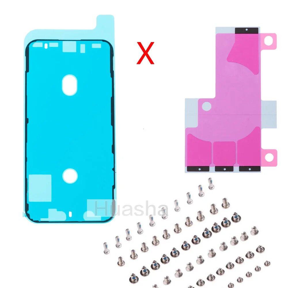 Винт для iPhone X, клейкая лента, уплотнитель