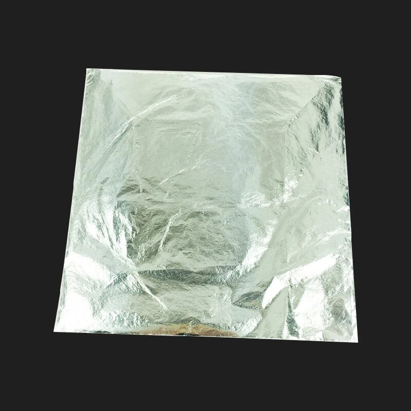 Медная фольга для позолоты 14x14 см 100 шт Silver