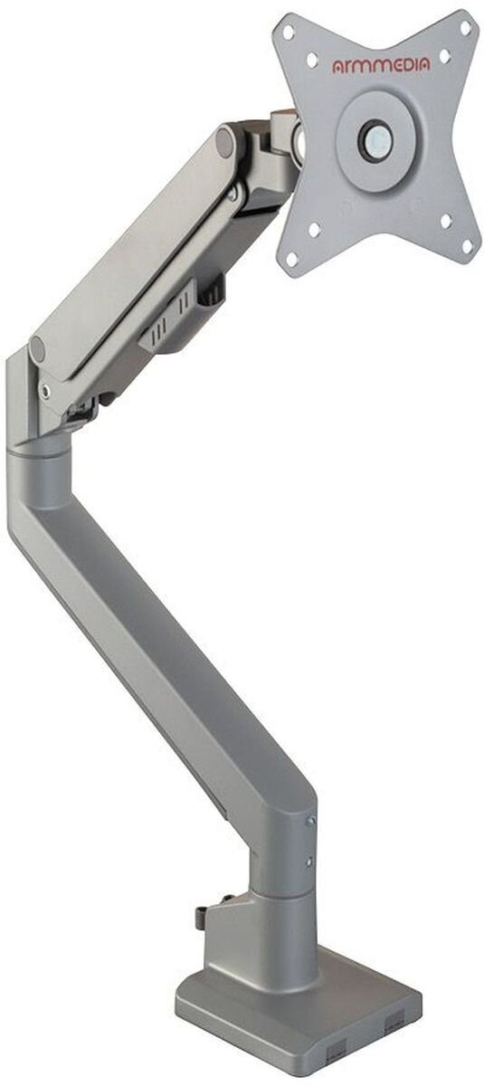 Кронштейн для монитора Arm Media LCD-T35, настольный, поворот и наклон верт. перемещ, серебристый (90392)