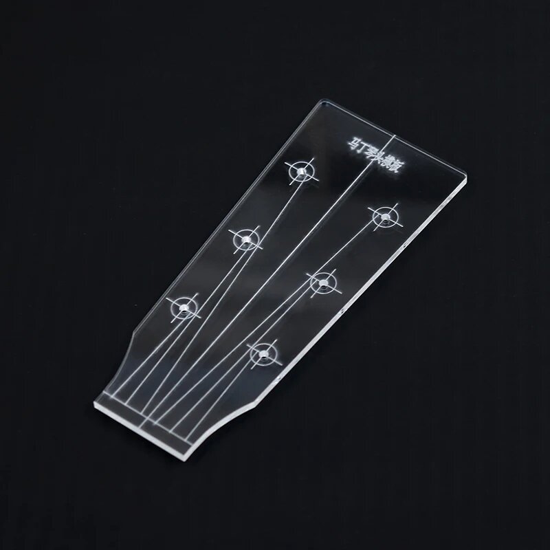 Шаблон для головы гитары, электрогитары, акустической гитары, укулеле, прозрачный MD-QTMB11