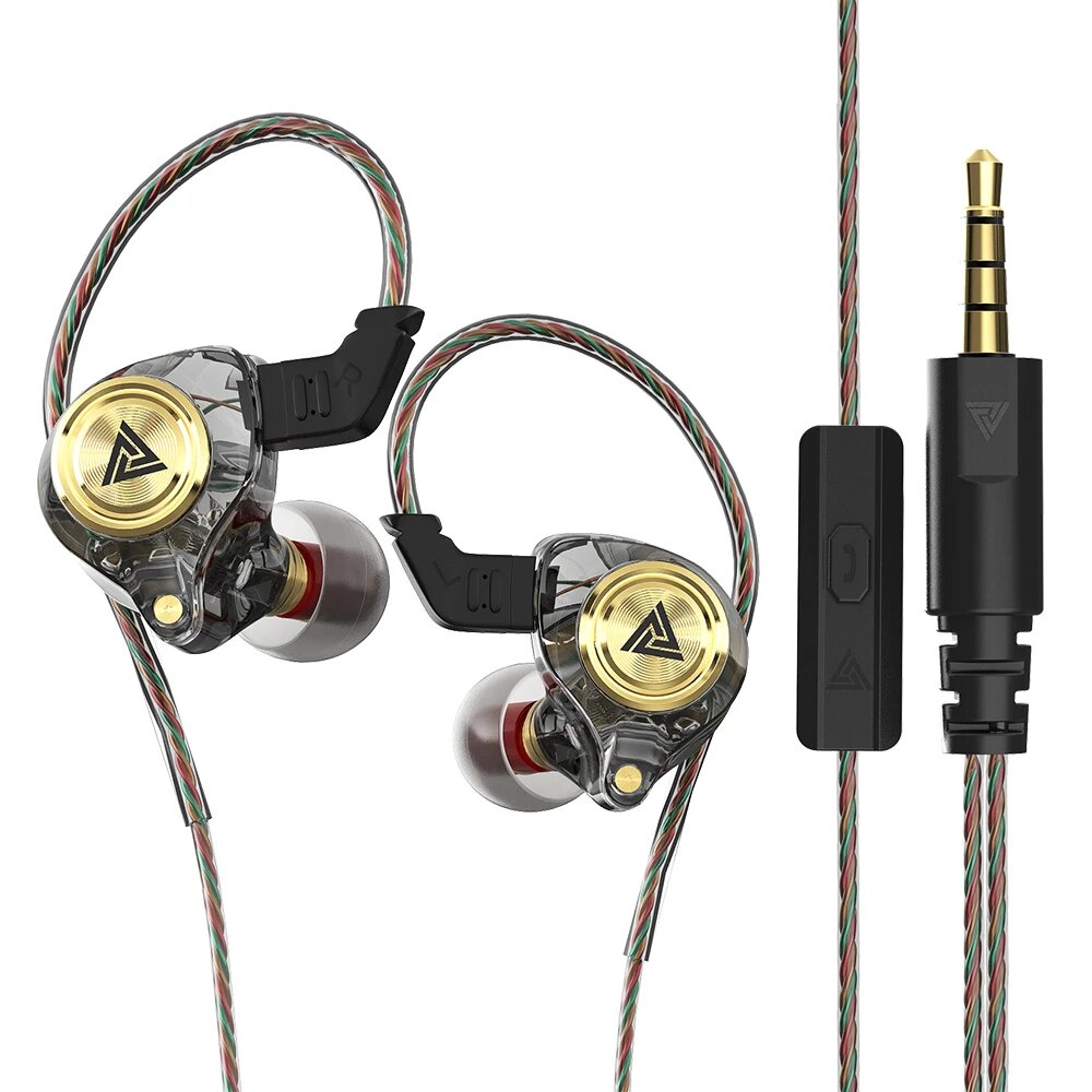 QKZ AK3 Black With MIC, проводные наушники