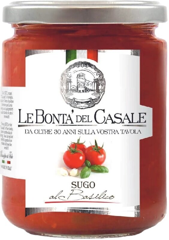 Соус LE BONTA' DEL CASALE с Базиликом /стекло/ 314мл