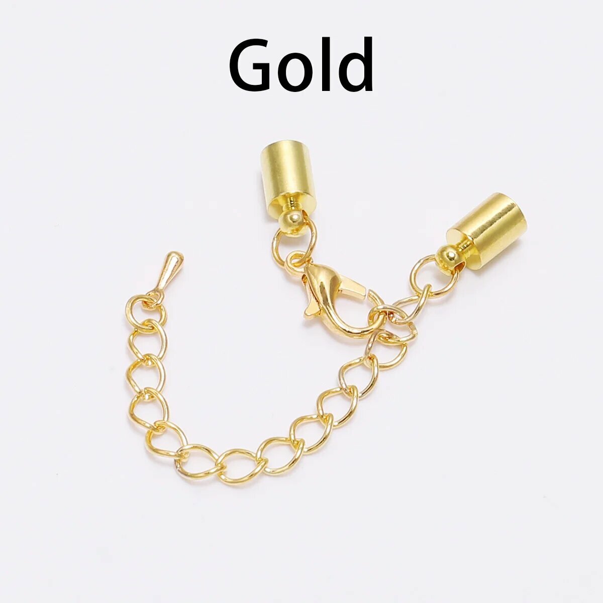 Застежки-лобстеры YouYoungDifferent, металлические, 3-10 мм 4 x 10pcs, Gold