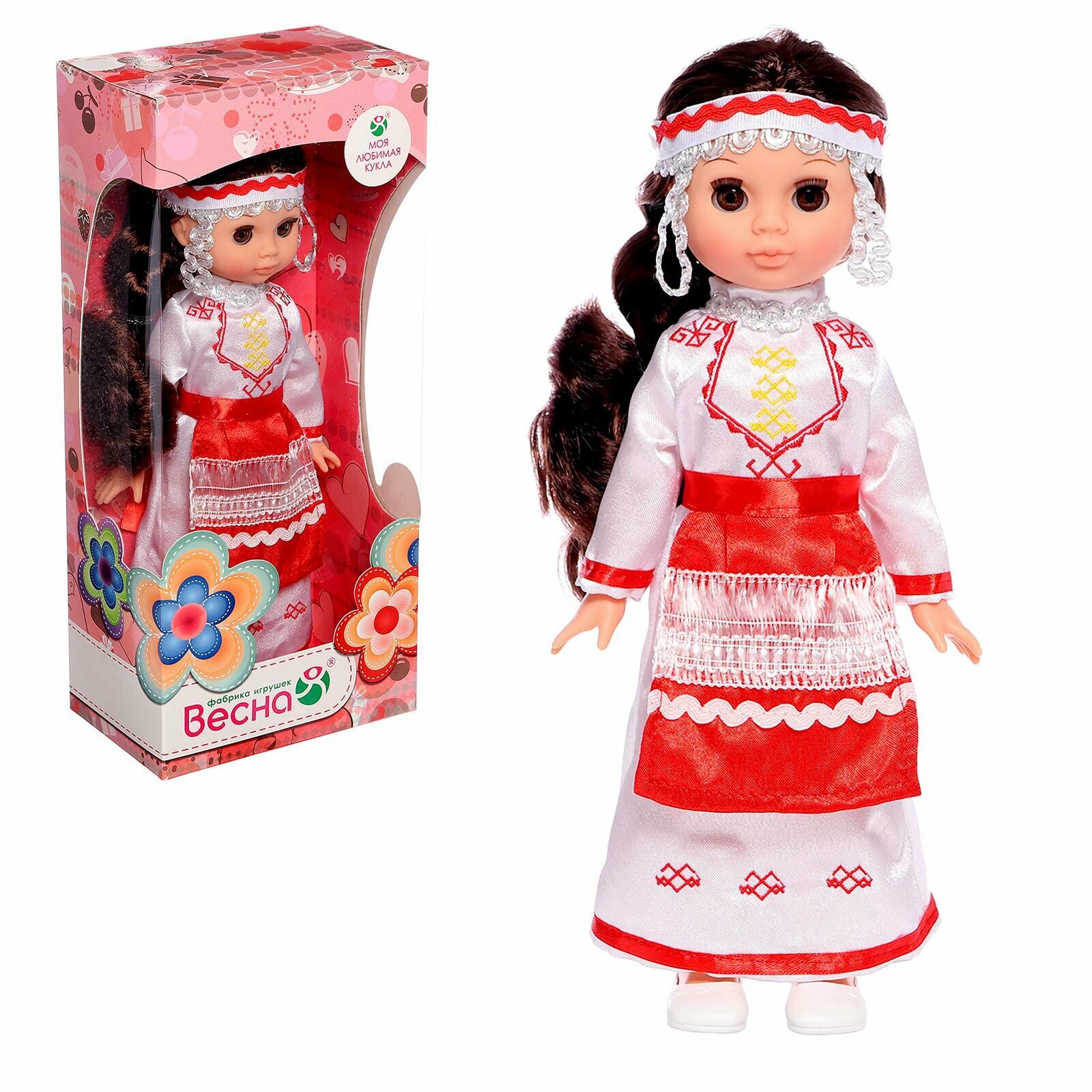 Кукла классическая "Эля в чувашском костюме", 30.5 см, от 3 лет