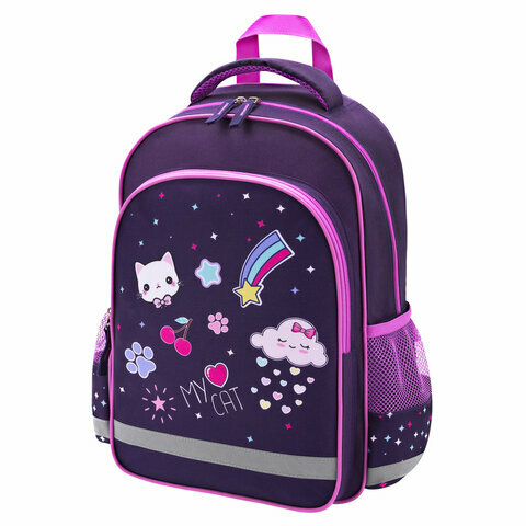 Рюкзак пифагор SCHOOL, 1 отделение, 3 кармана, Leapfrog, 38x28х14 см, 273167