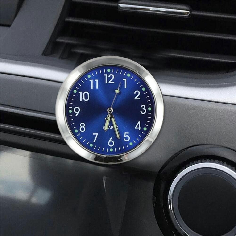 40 мм Часы внутрисалонные в машине стрелочные на батарейках Светящиеся декоративные часы в машину