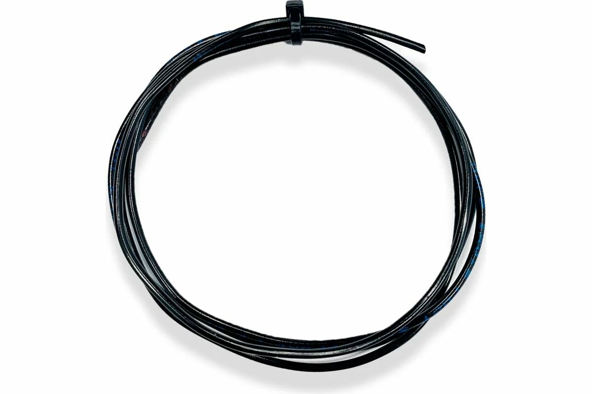 Электрический провод ПУГВ проводник 1x6 мм2 черный, 10м OZ250766L10