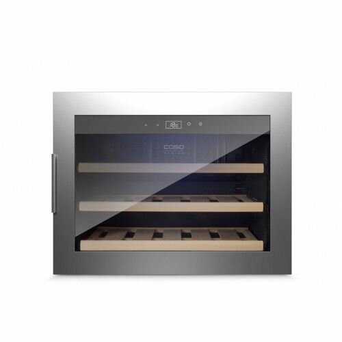 Винный шкаф встраиваемый Caso WineSafe 18 EB inox
