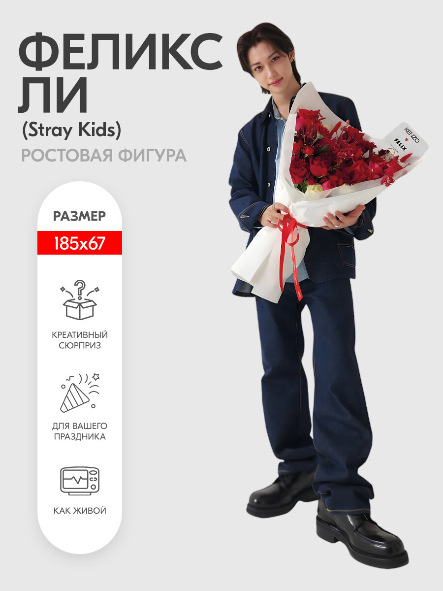 Аксессуар для фотосессий, Indoor-ad, Феликс Ли (Stray Kids) ростовая фигура 7