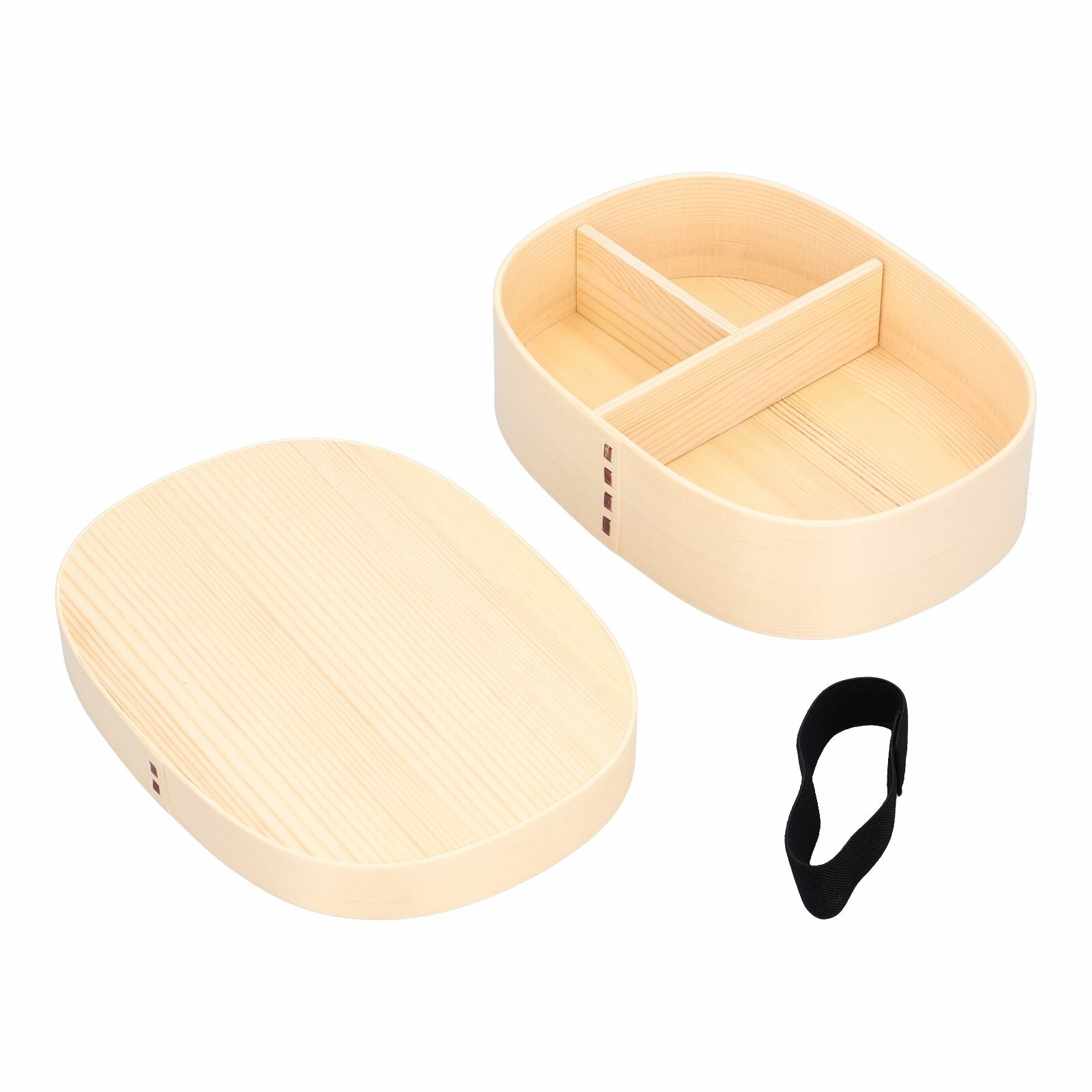 Деревянный ланч-бокс 1200 мл, для детей, офиса, путешествий.