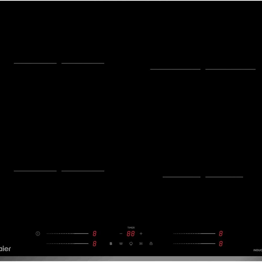 Индукционная варочная панель Haier HHY-Y64SVB 59 см 4 конфорки цвет черный