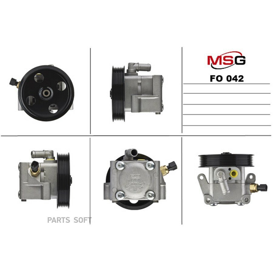 Новый насос ГУР Ford Focus 2011- FO042 от официального дистрибьютора, MSG, артикул FO042
