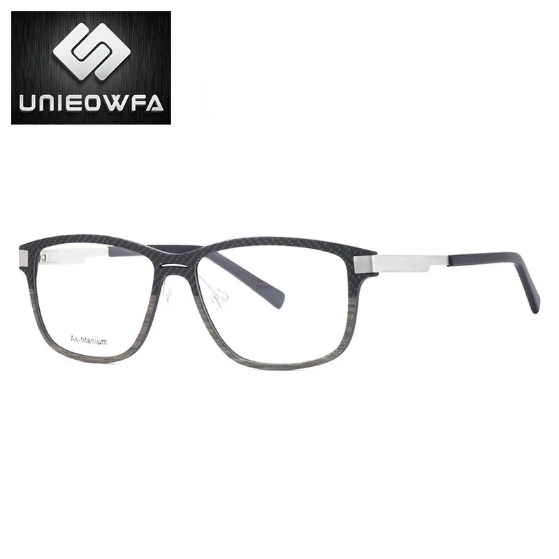 Фотохромные очки UNIEOWFA для мужчин из углеродного волокна C4 Silver, 1.67, Единая версия, Нет
