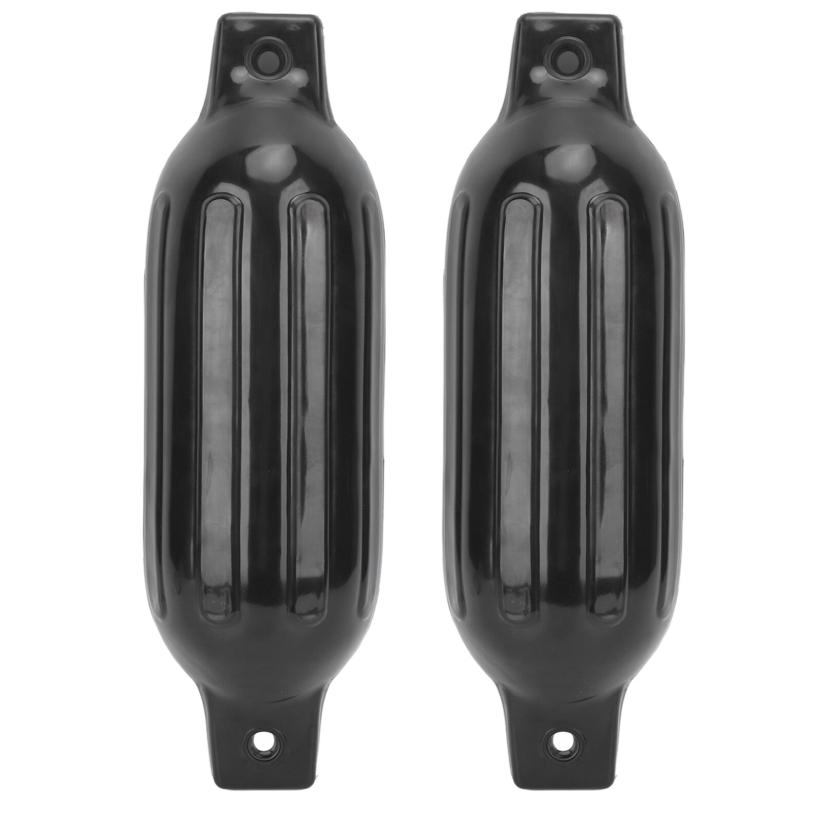 2pcs лодочные крылья 5,5 x 20 дюймов Fender Bumper для яхт рыбацкие лодки пневматические лодки черные