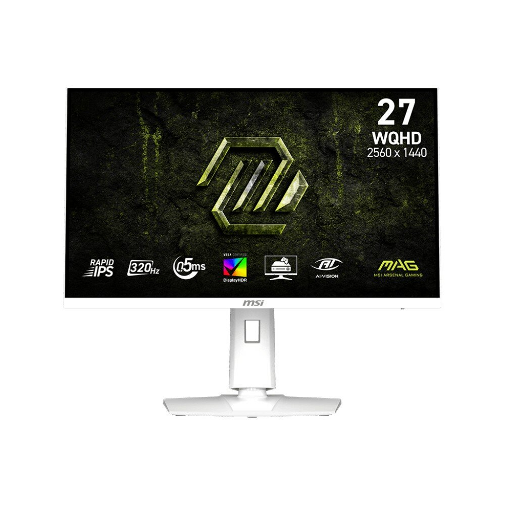 Монитор 27" MSI MAG 274QRFW X32 Black уц-3 (Rapid IPS, 2560x1440, HDMI+HDMI+DP, 0.5 ms, 178°/178°, 250 cd/m, 1000:1, 320Hz, Pivot)