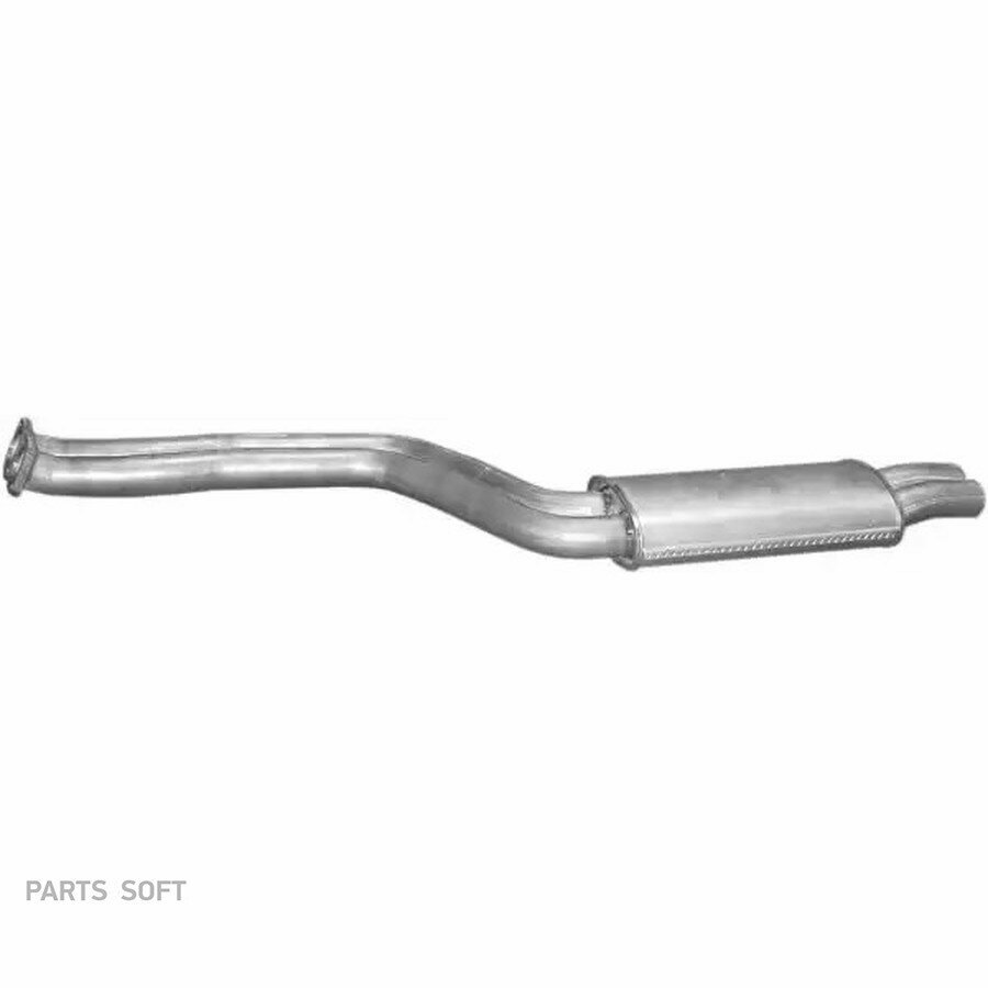 Глушитель передняя часть от официального дистрибьютора, POLMOSTROW, артикул 03129