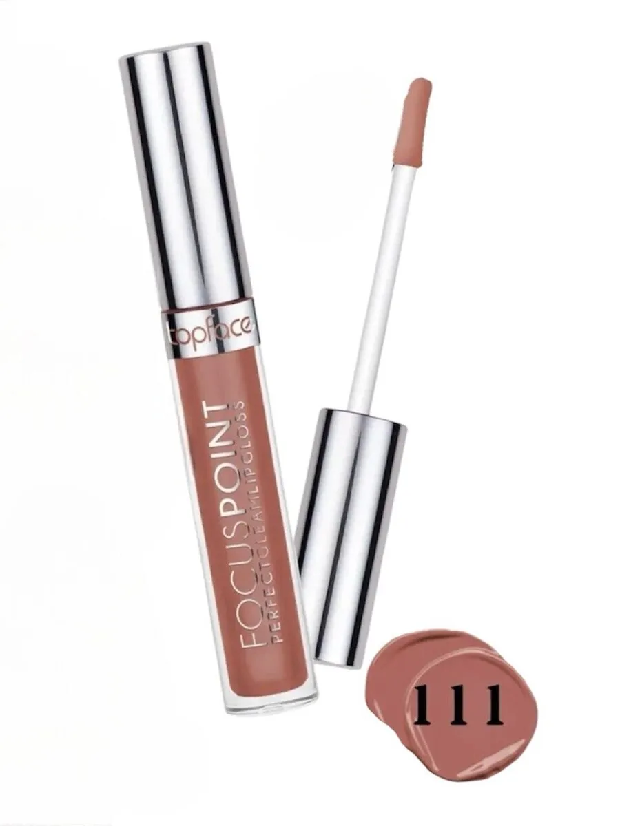 Блеск для губ Topface Focus Point Perfect Gleam Lipgloss с эффектом сияния, 111